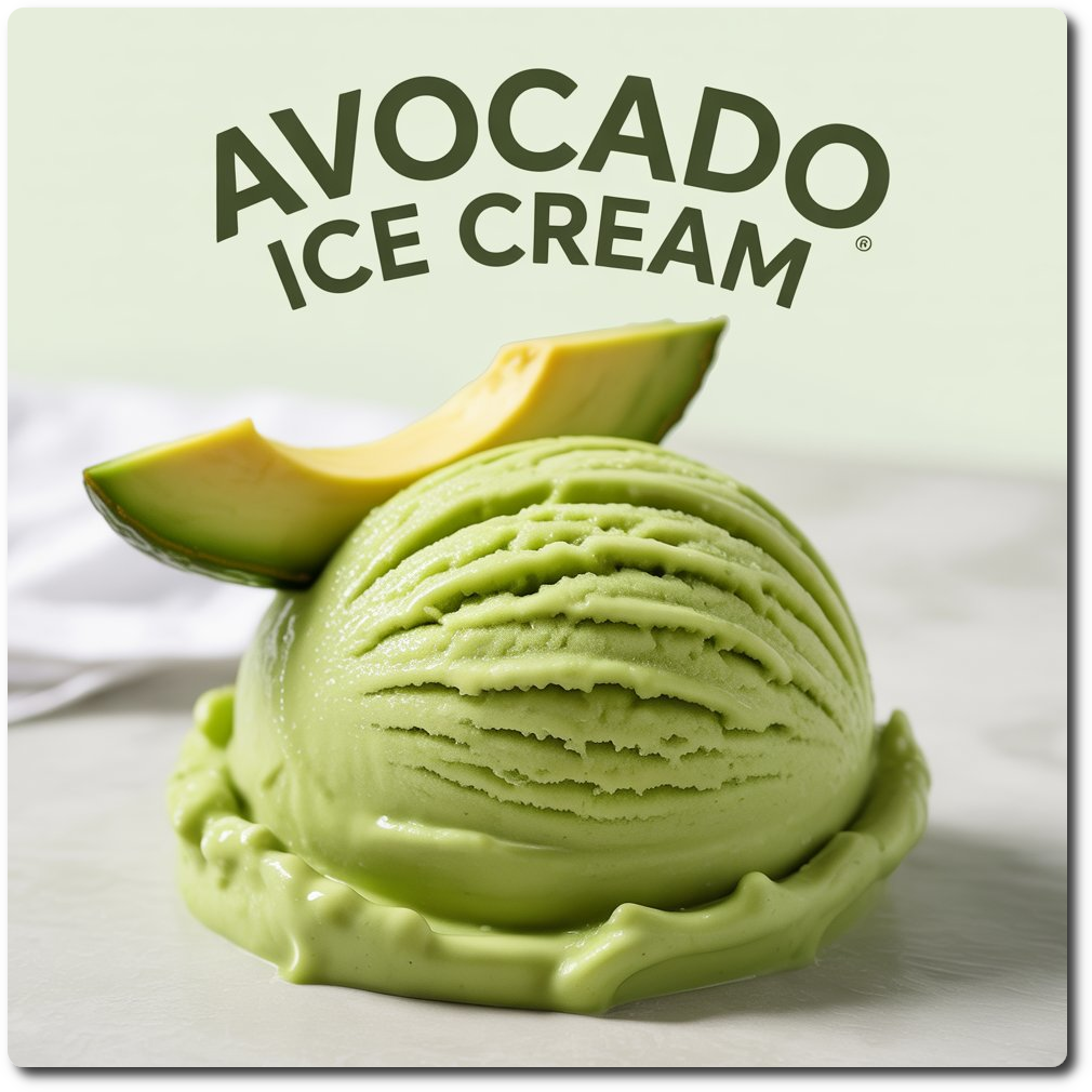 Avocado pure (Deluxe) - jhermann's Ice Creamery